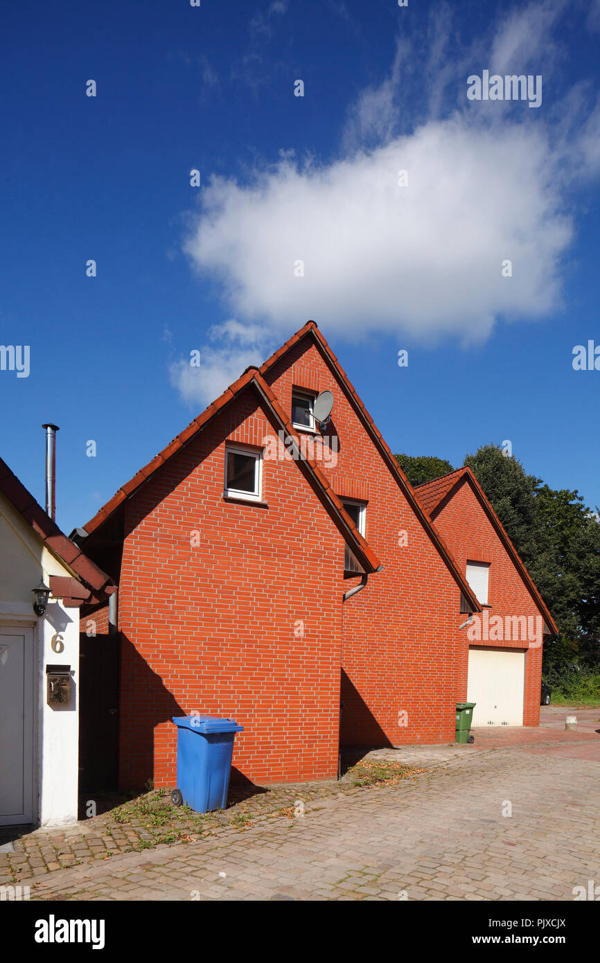 Residential building made of brick Stock Photo - Alamy