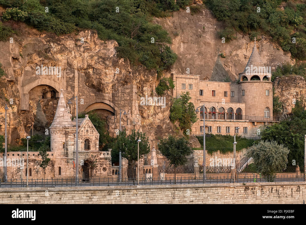 Budapest Paulyn Monastery built in the cave of Gellert hill, Hungary ...