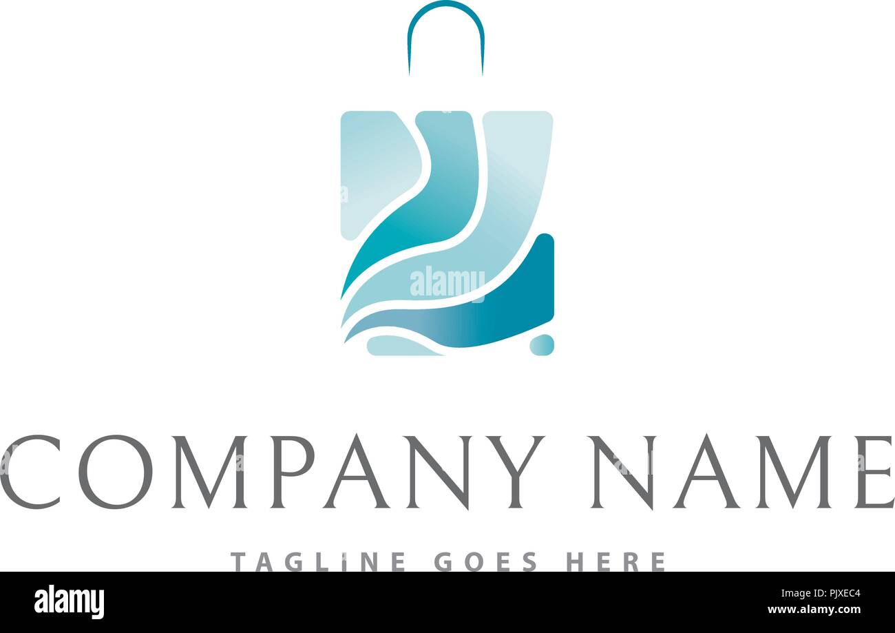 Wave bagg vector logo image Stock Vector Image & Art - Alamy