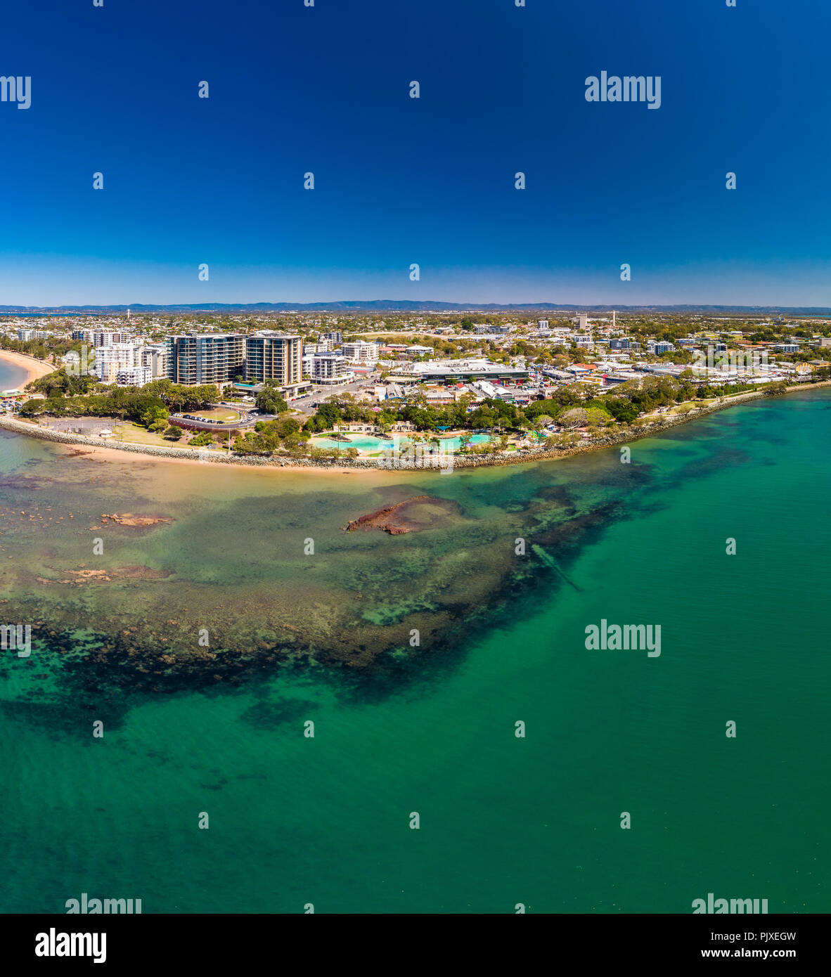 Brisbane aerial panoramic hi-res stock photography and images - Alamy