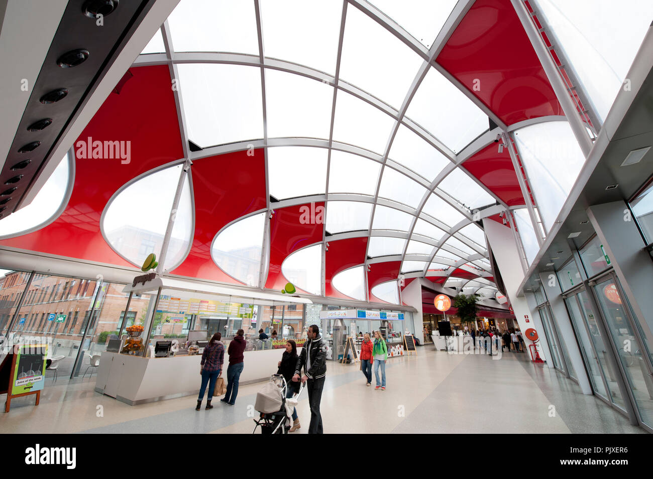 The Médiacité shopping mall in Liège, designed by Ron Arad (Belgium, 18 ...