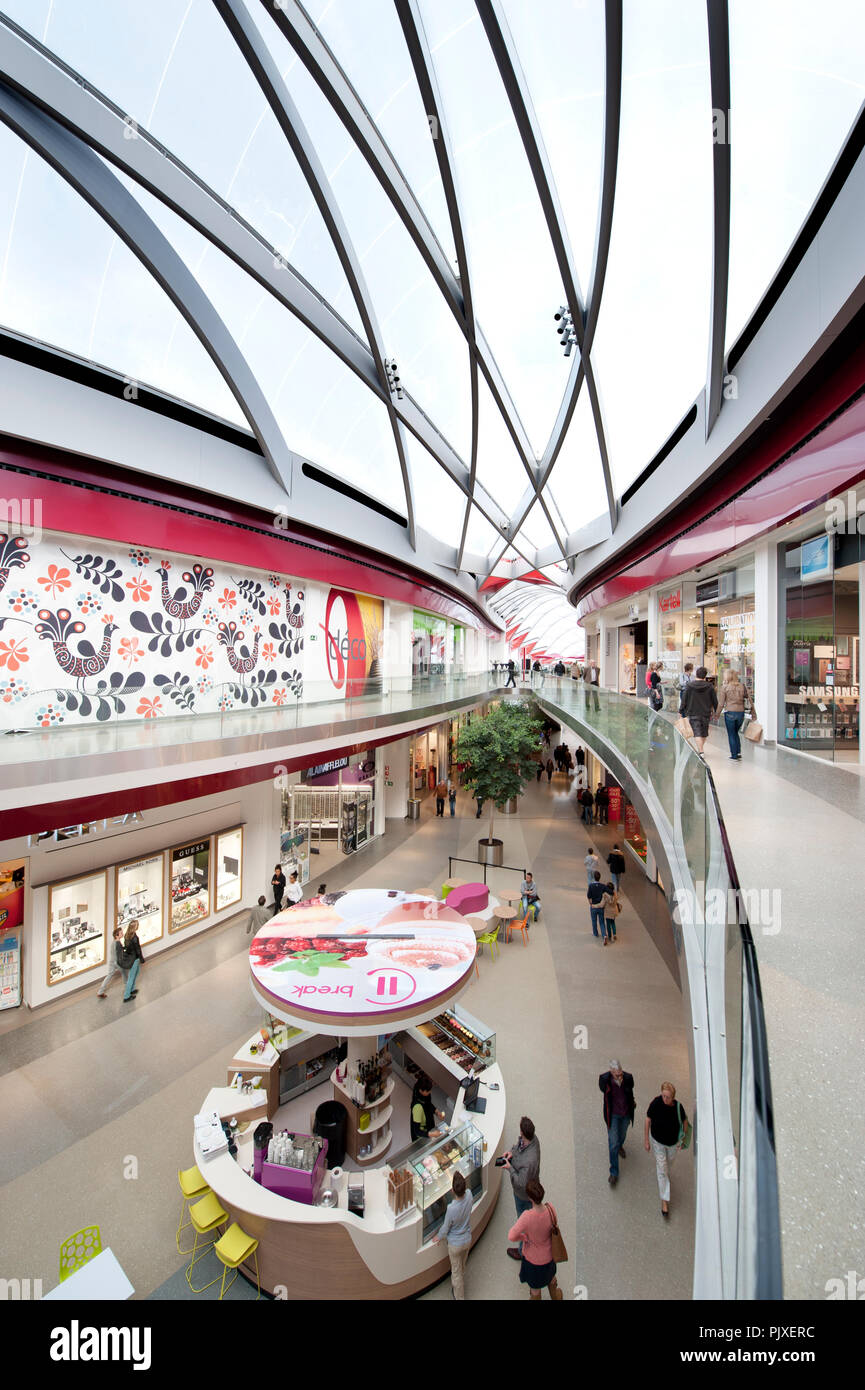 The Médiacité shopping mall in Liège, designed by Ron Arad (Belgium, 18 ...