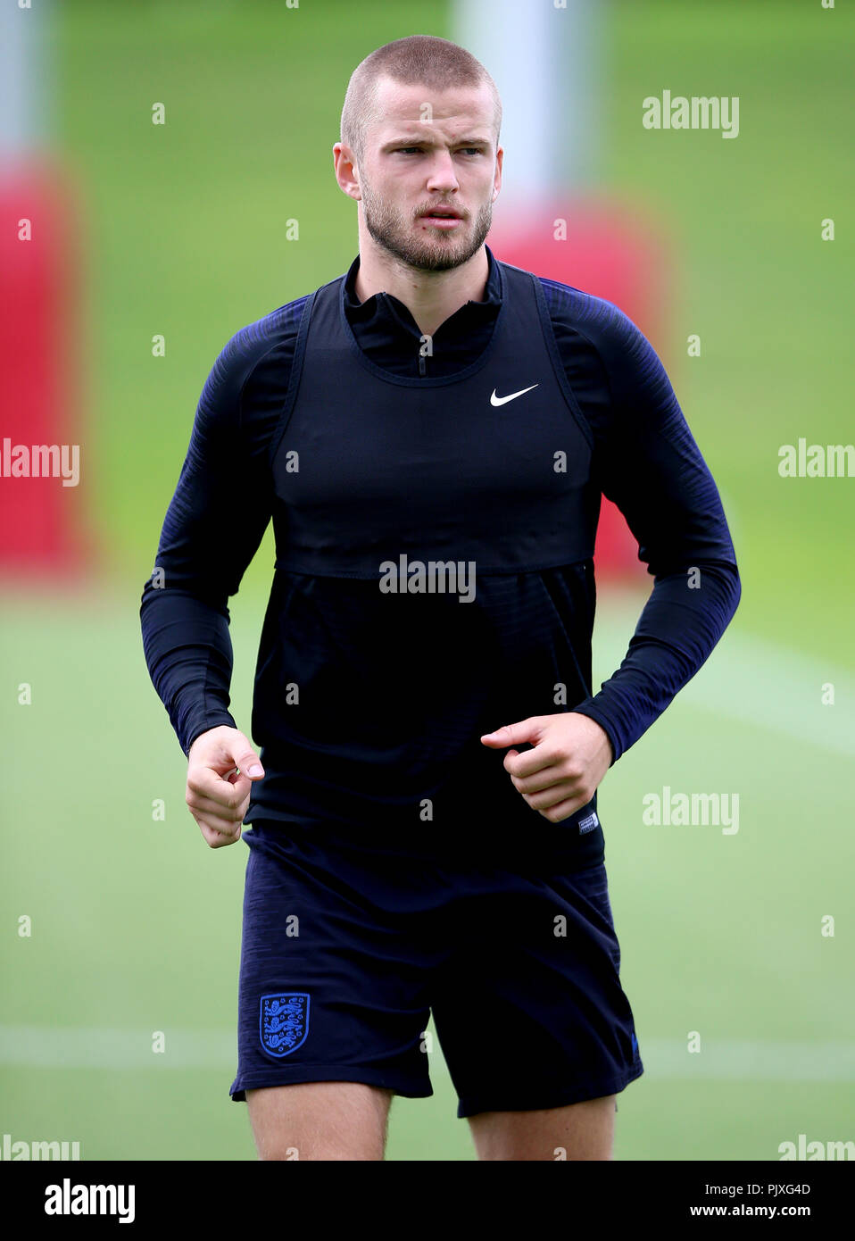 Eric dier during training session at st georges park hi-res stock ...