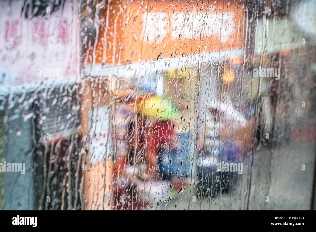 Scenes in Hong Kong as severe Typhoon Sarika brings strong winds and ...