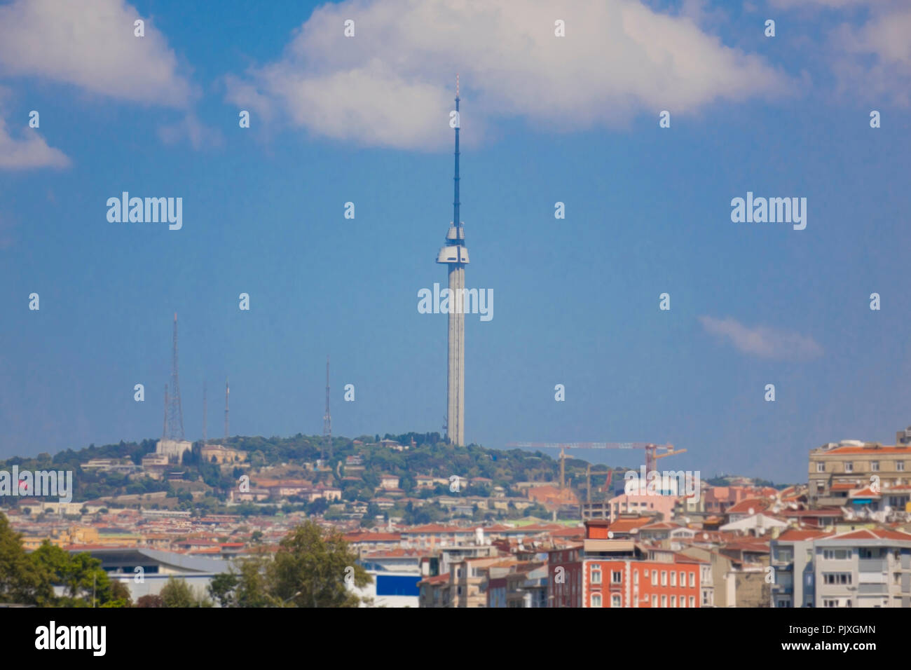 New Radio Tower at Istanbul Camlica Hill is Under Construction ...