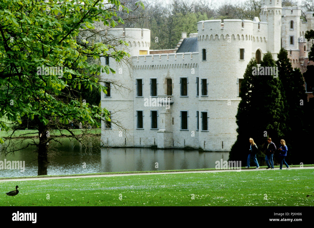 The Bouchout castle inside the National Botanic Garden of Belgium in ...