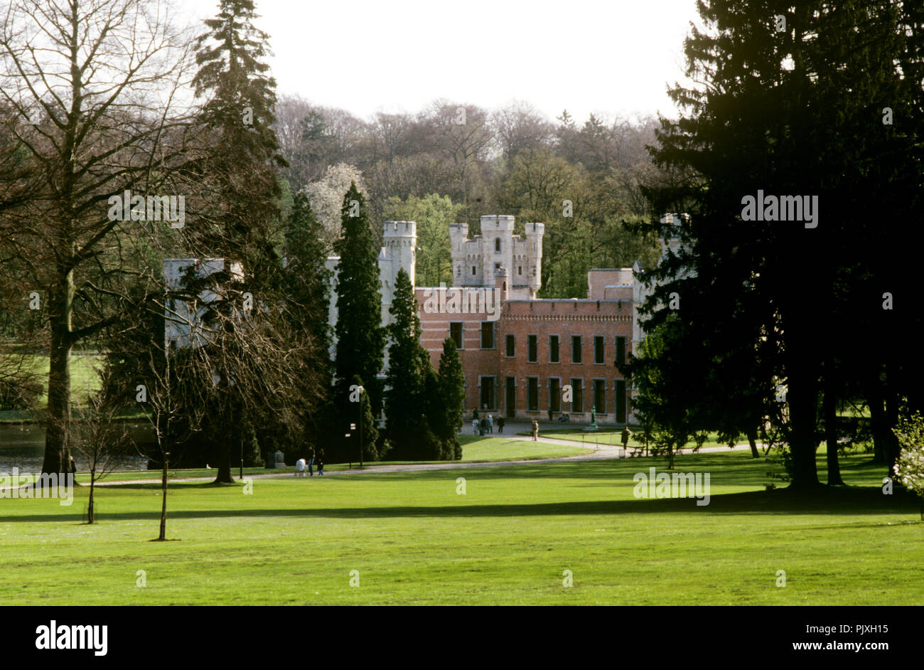 The Bouchout castle inside the National Botanic Garden of Belgium in ...