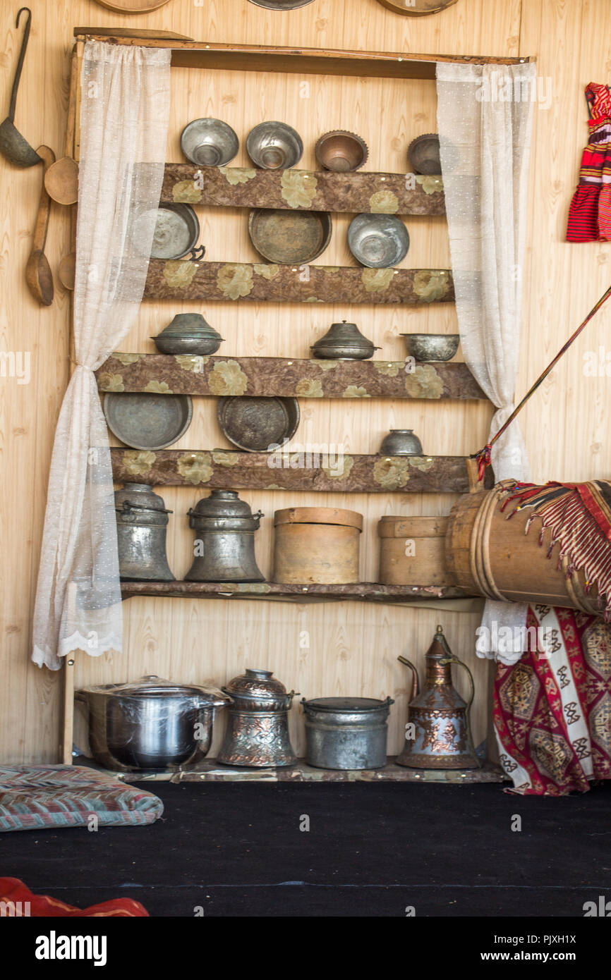 Taditional Turkish metal plates in the view Stock Photo - Alamy