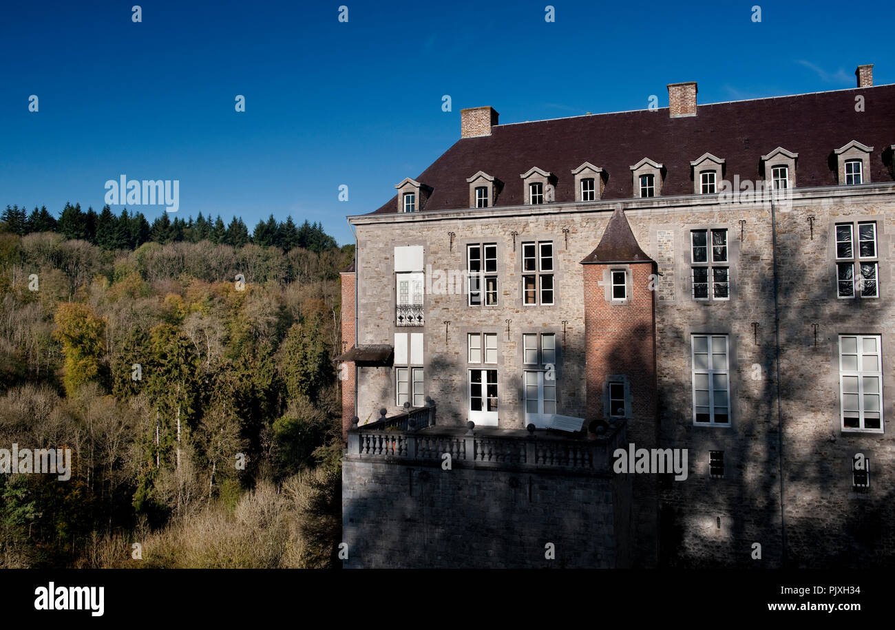 The 17th Century classical style castle of Modave (Belgium, 23/10/2011 ...