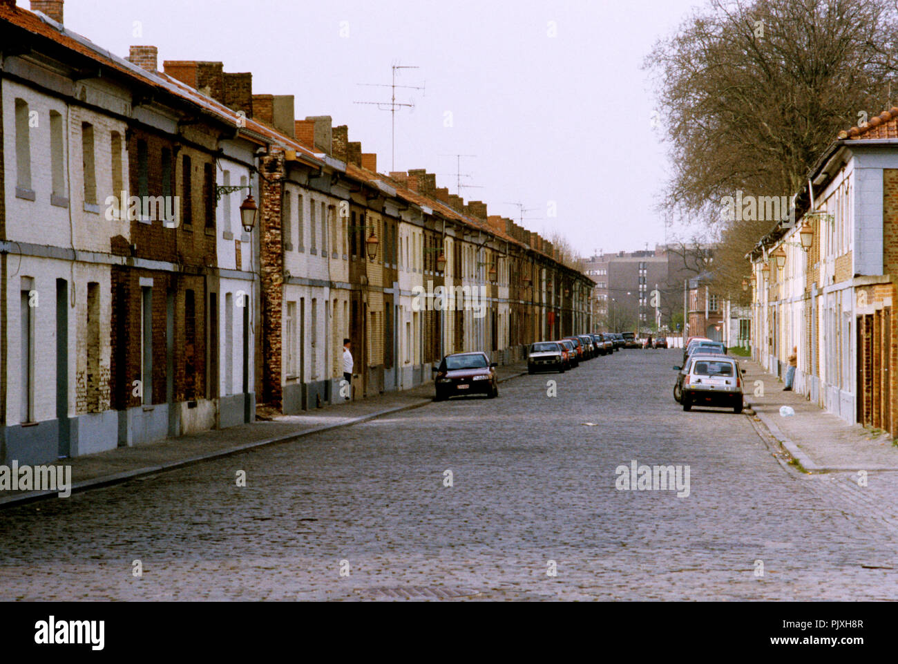 The Borinage industrial area near Mons (Belgium, 04/1992 Stock Photo ...