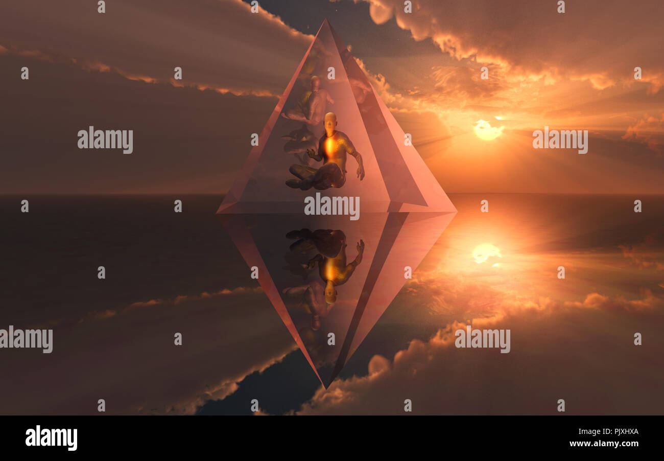 Power of the pyramid hi-res stock photography and images - Alamy