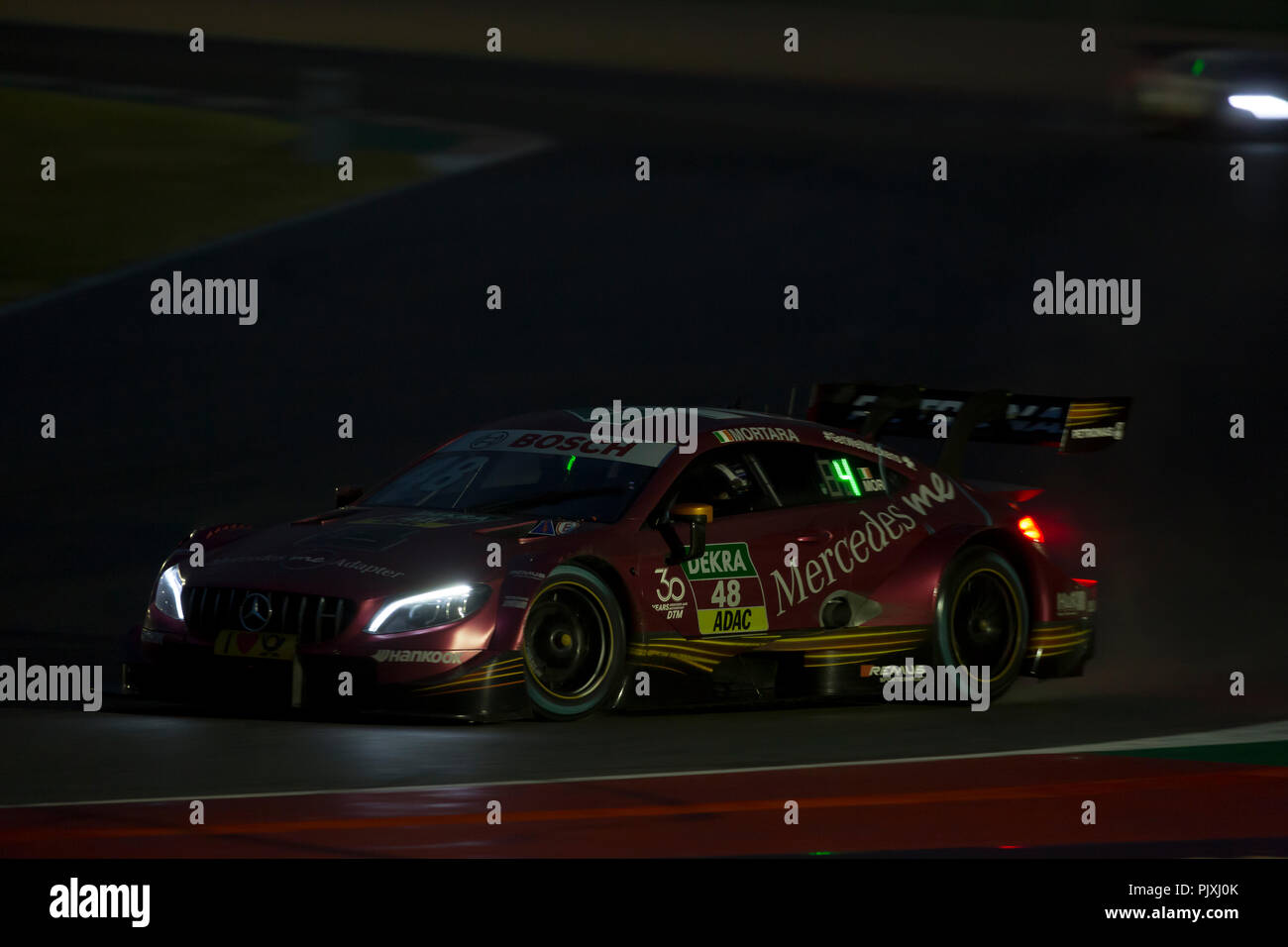 Misano Adriatico, Italy - August 25, 2018: A Mercedes-AMG C 63 DTM of ...