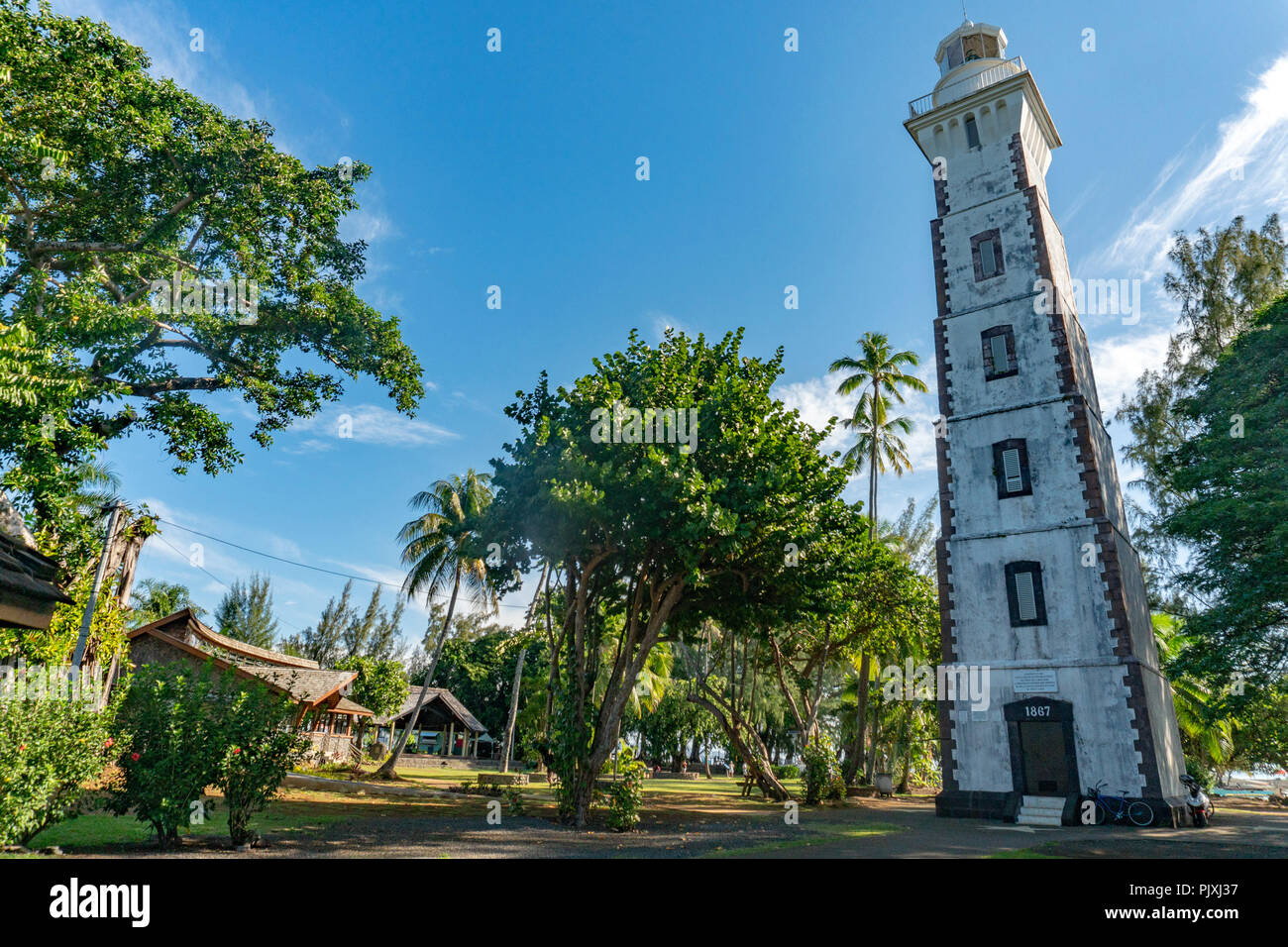 Tahiti venus point lighthouse of robert louis stevenson french ...