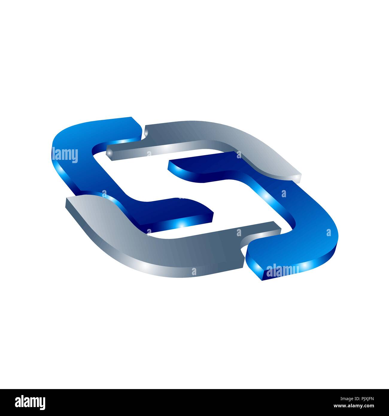 Letter s 3d logo vector illustration template, letter S trend logo ...