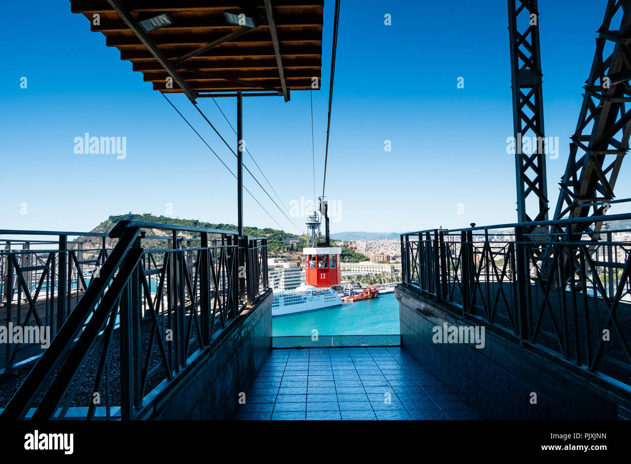 Teleferico del puerto Stock Photo - Alamy