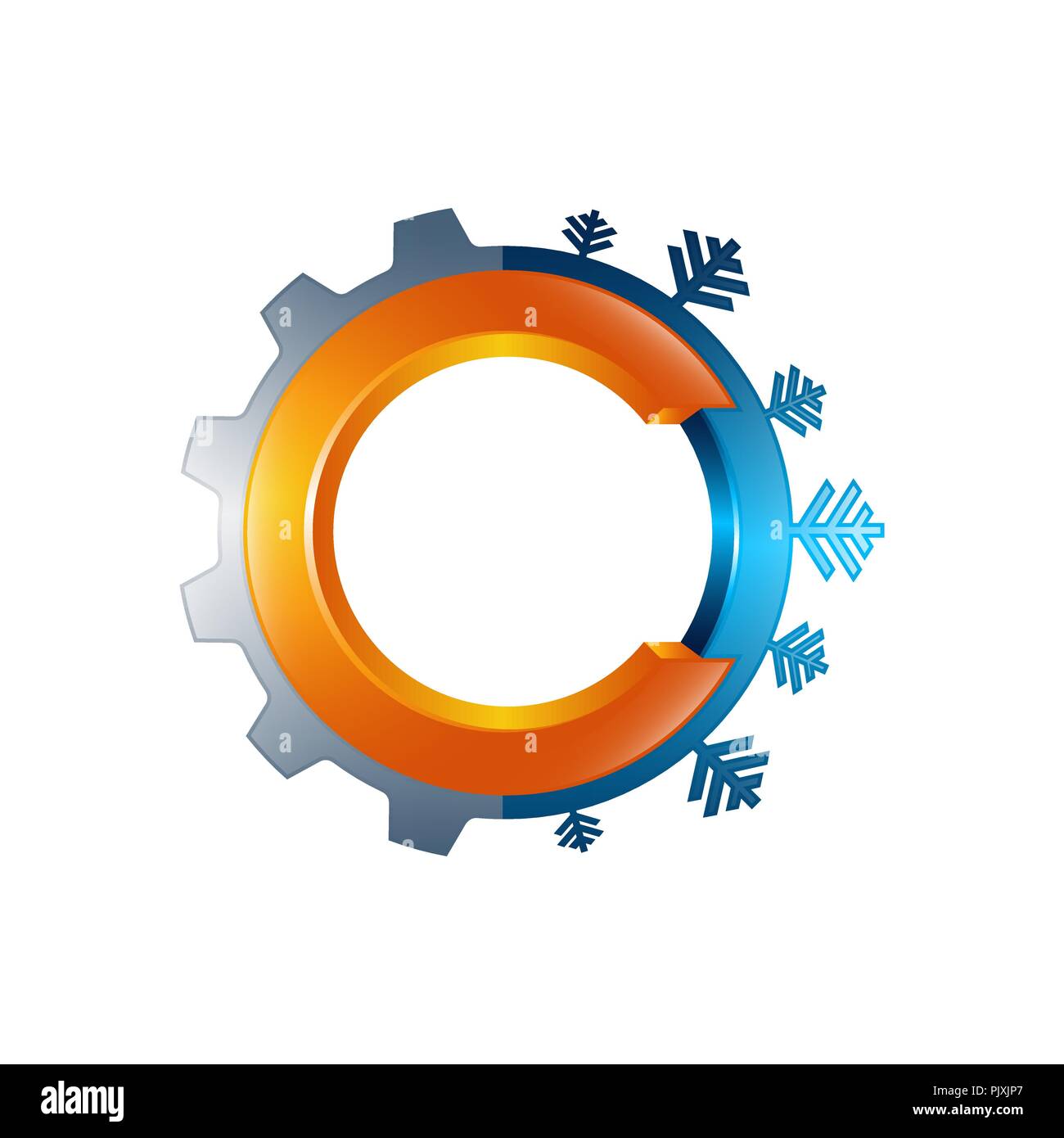 Air conditioning design arrow symbol for business Stock Vector Image ...