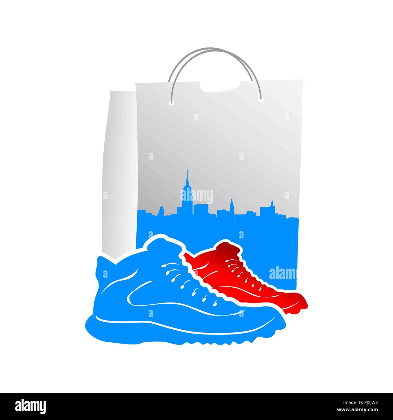 Shoes banner Cut Out Stock Images & Pictures - Alamy