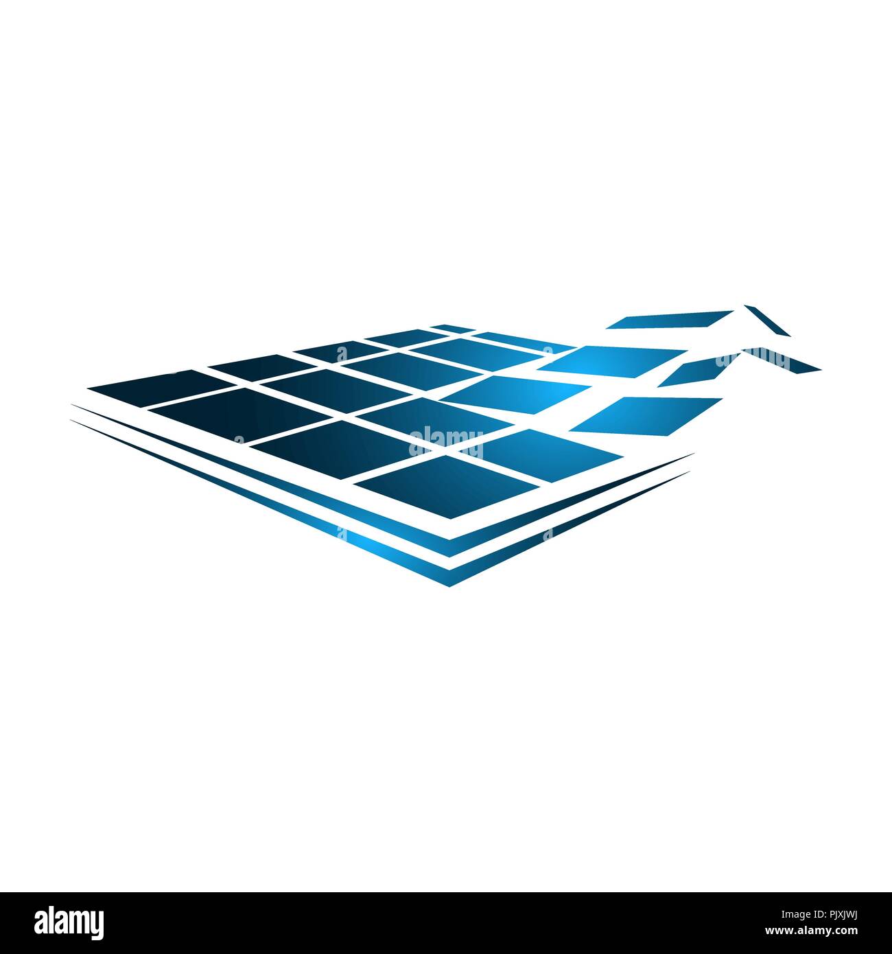 Solar logo concept, Solar energy vector template. Vector solar panel ...