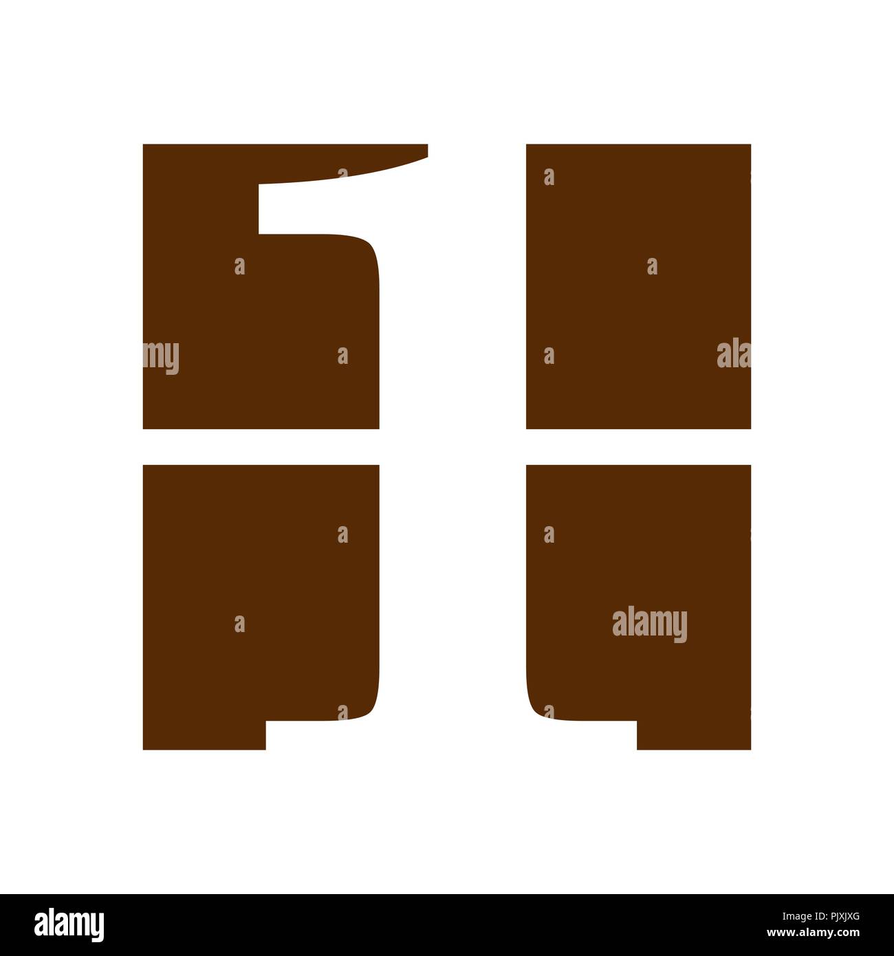 number one logo templates. Two colors graphic number one logo templates ...