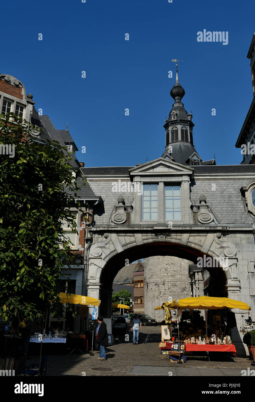 The Place d'Armes in Namur, capital of the Walloon Region (Belgium, 28 ...