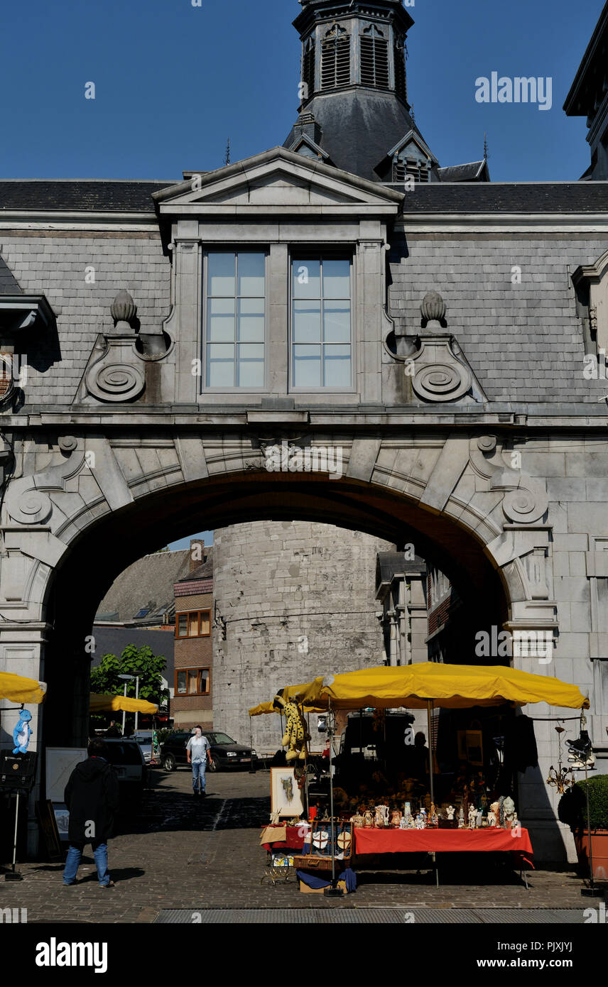 The Place d'Armes in Namur, capital of the Walloon Region (Belgium, 28 ...