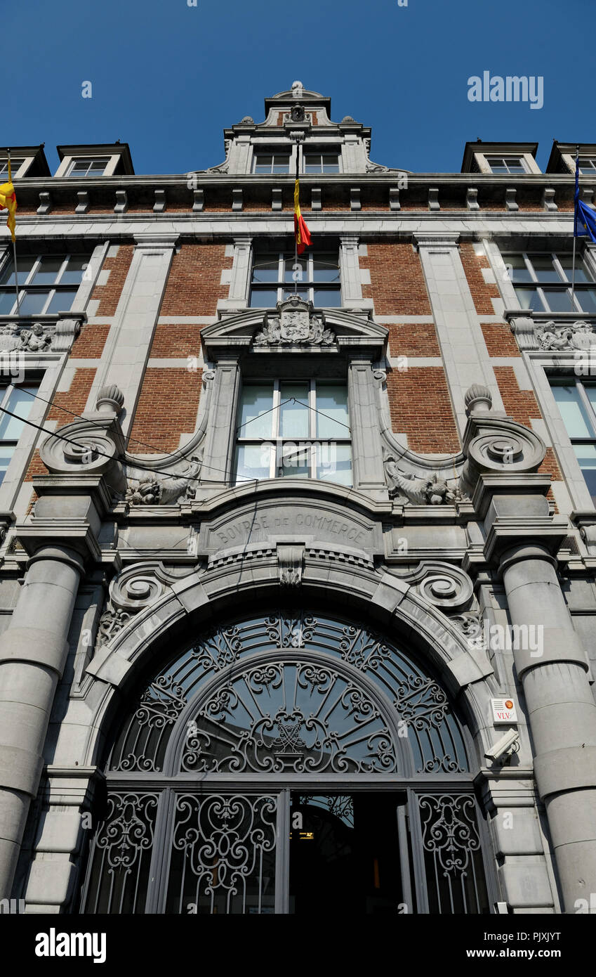The city hall of Namur, capital of the Walloon Region (Belgium, 28/09 ...