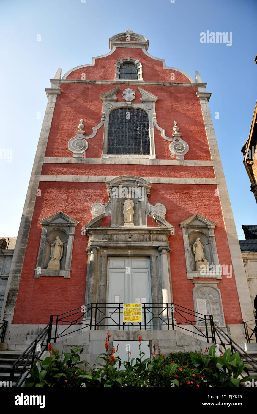 The Saint-Joseph church in Namur, capital of the Walloon Region ...