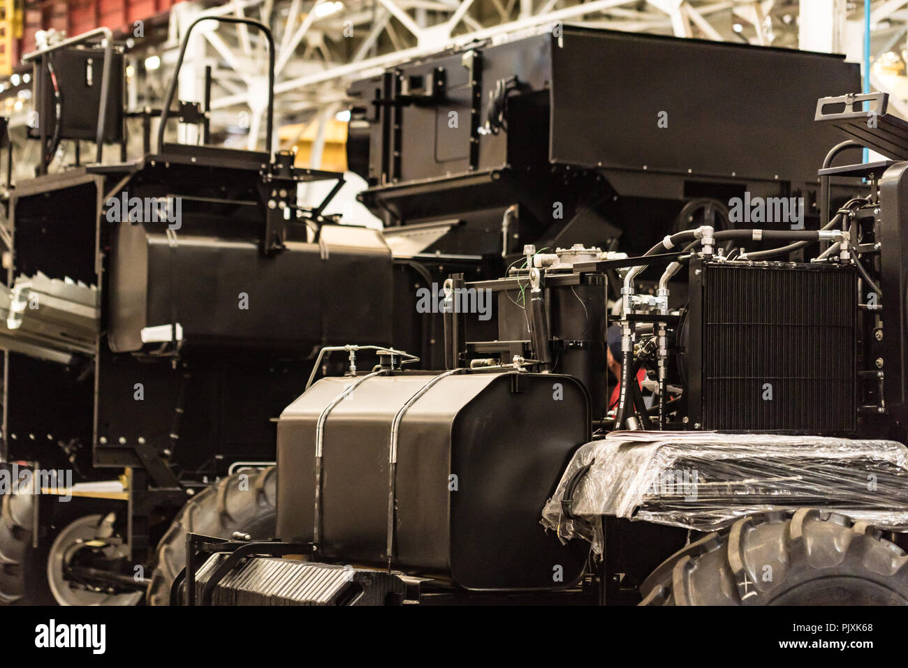 Assembly workshop interior at big industrial plant Stock Photo - Alamy