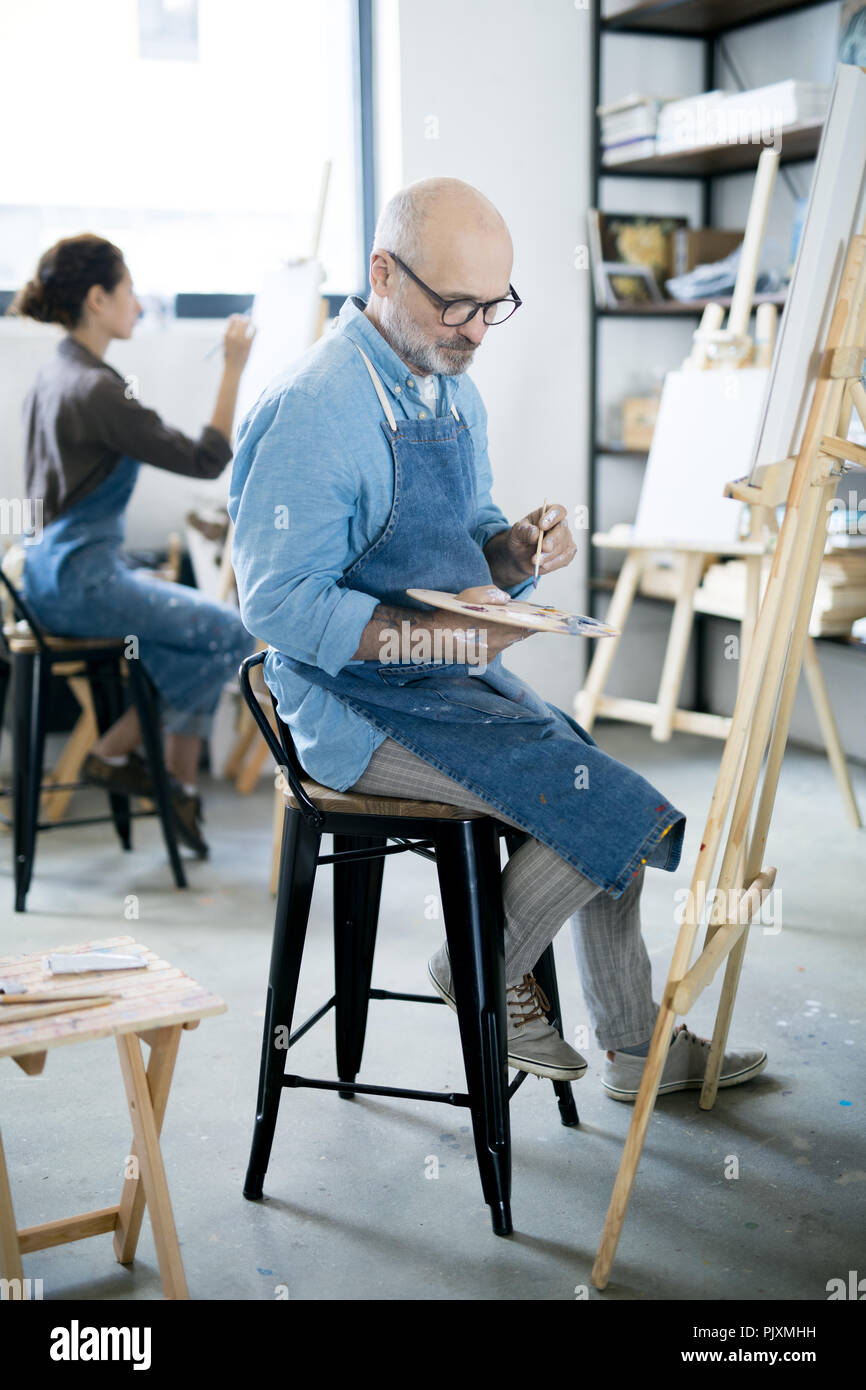 Painting concentration creative drawing hi-res stock photography and ...