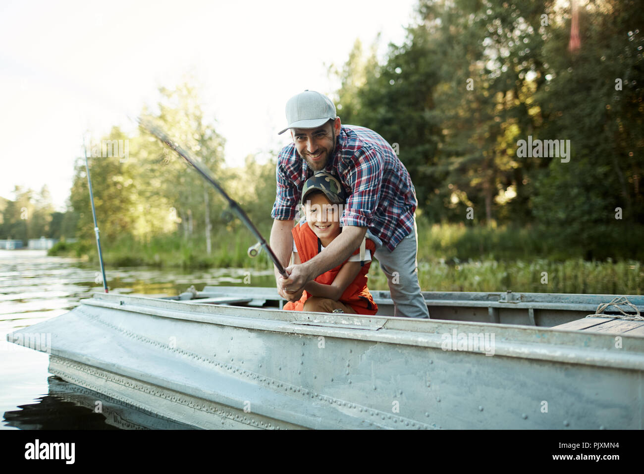 Country boy fishing hi-res stock photography and images - Alamy