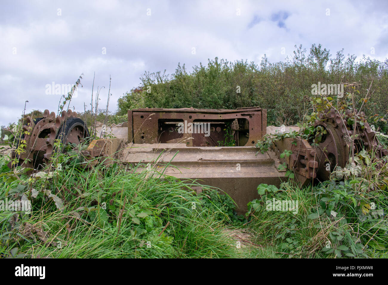 WW2 Churchill MKII Tank Stock Photo - Alamy