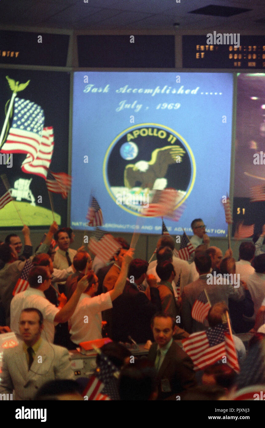 Houston, TX - (FILE) -- Overall view of the Mission Operations Control ...