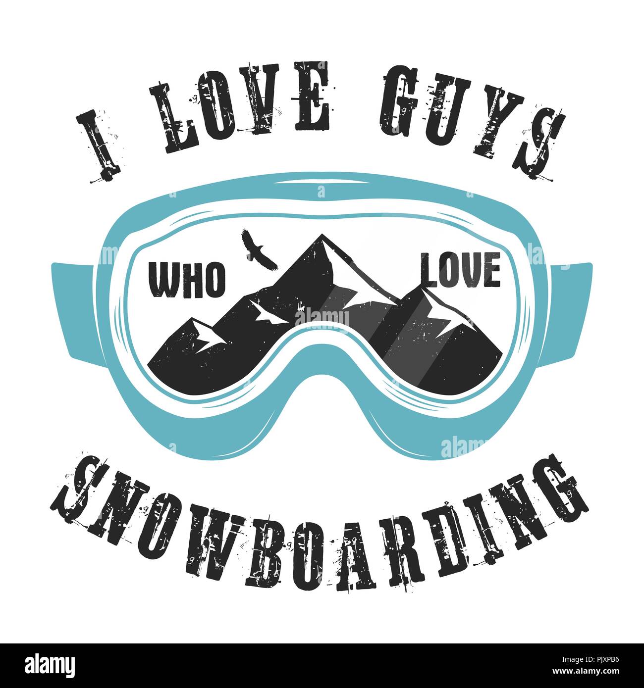 Cool Snowboarding Logo