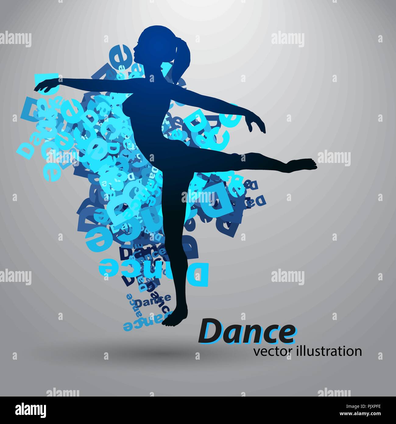 Woman dancing at rave Stock Vector Images - Alamy