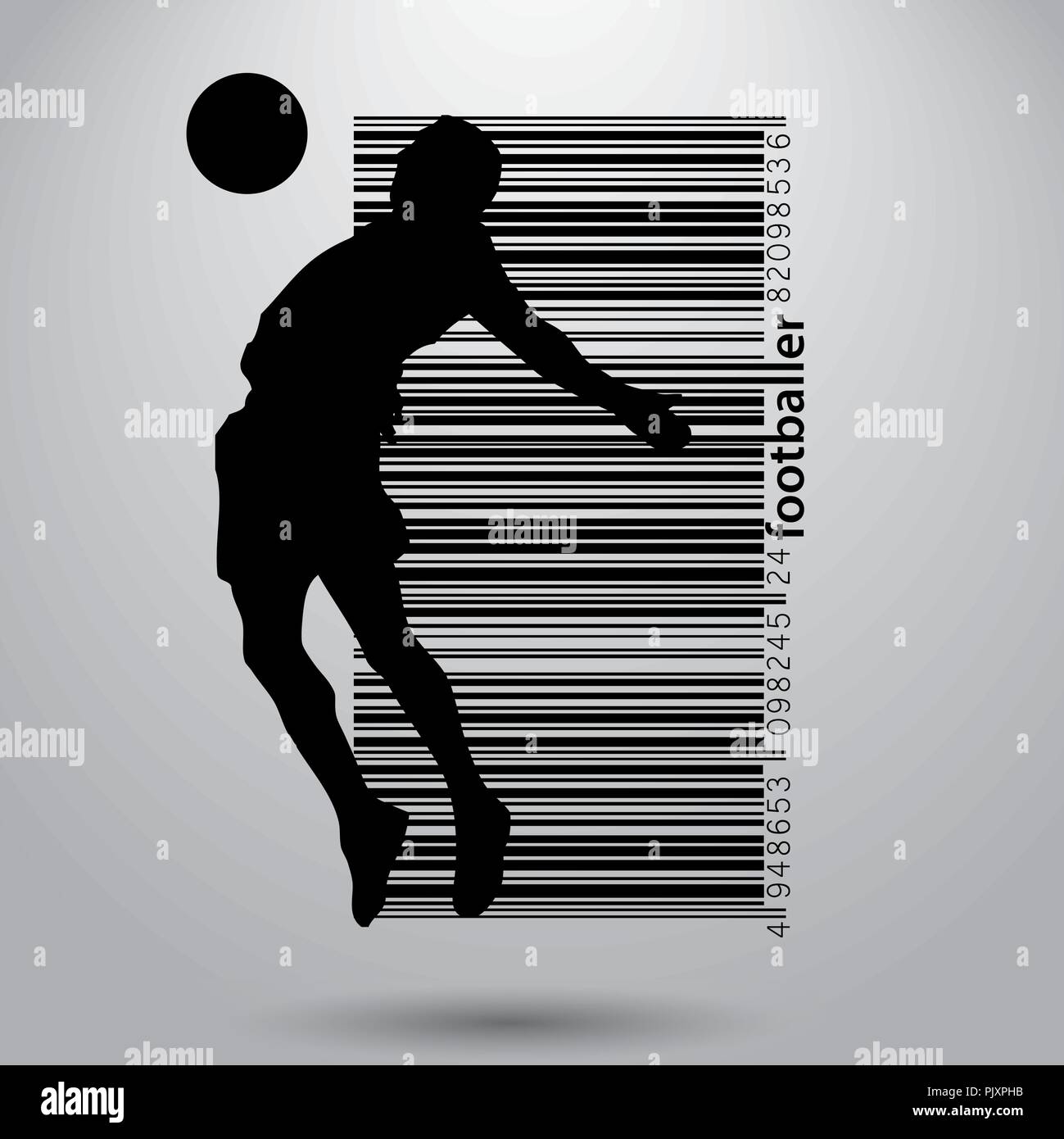 Kicking a ball painting hi-res stock photography and images - Alamy