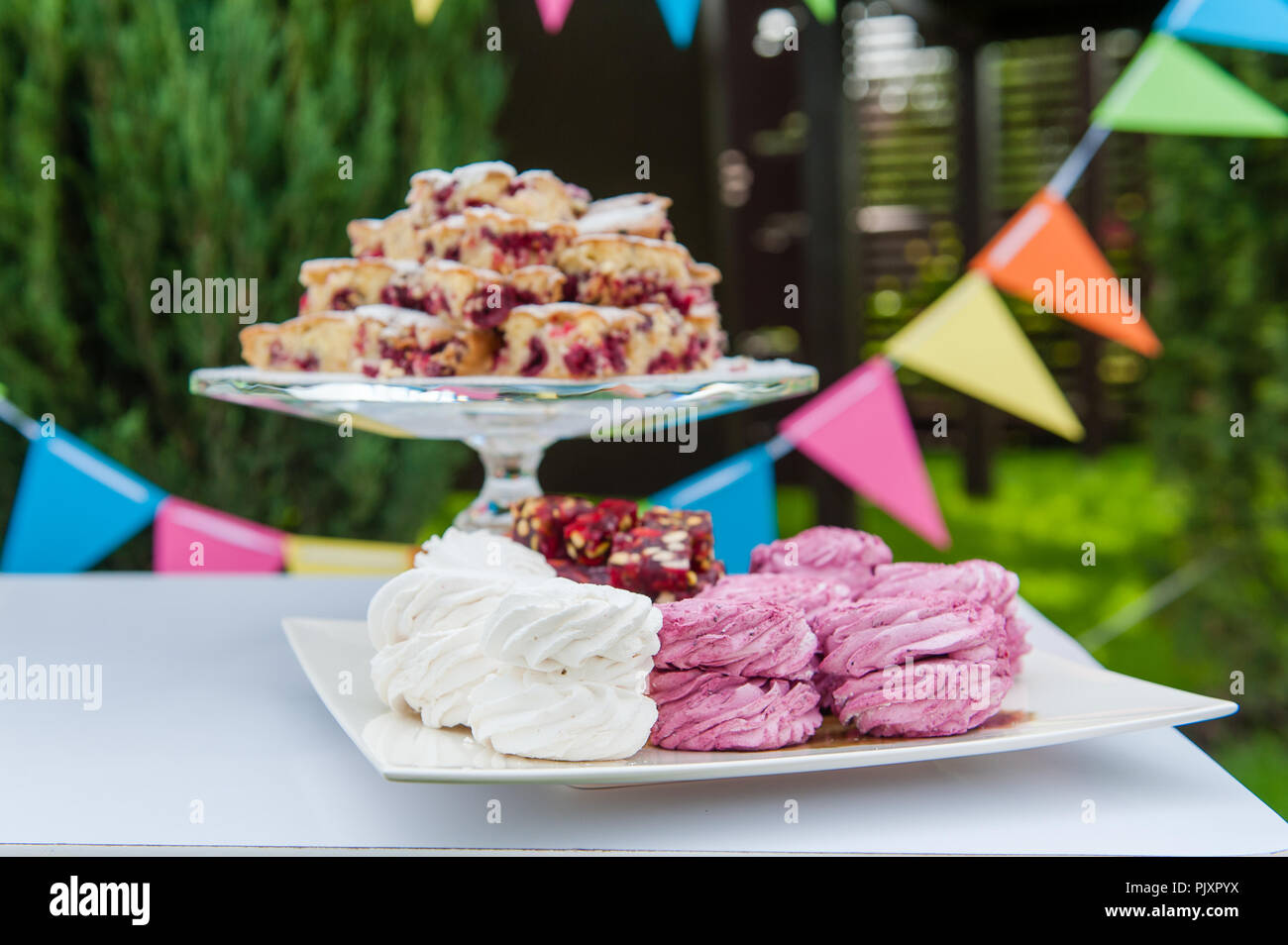 Children buffet food party hi-res stock photography and images - Alamy