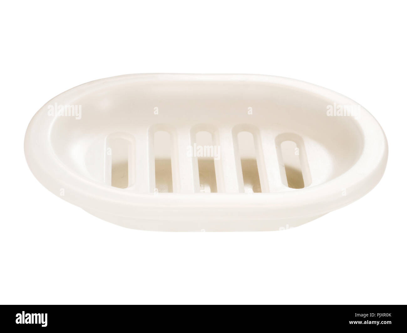 Empty soap dish isolated on white background? Minimalistic modern ...