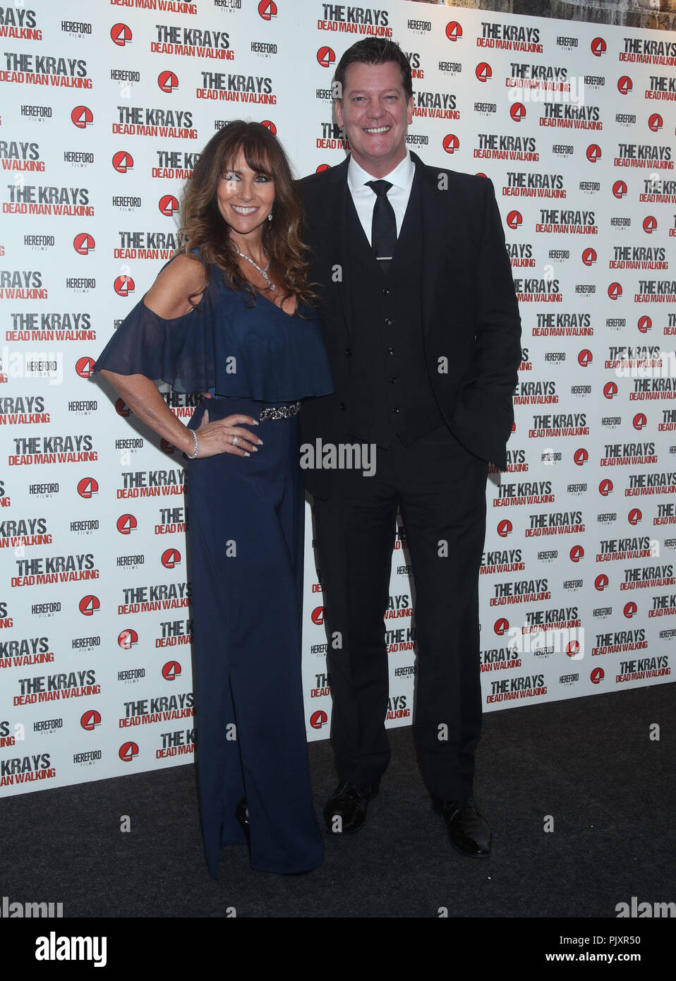 Linda Lusardi And Her Husband Sam Kane Attending The The Krays Dead