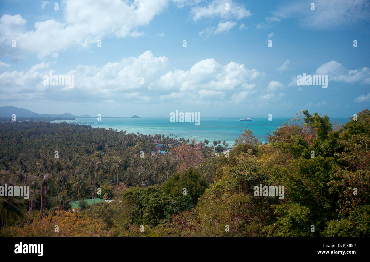 Beach view, Ko Samui, Thailand Stock Photo - Alamy