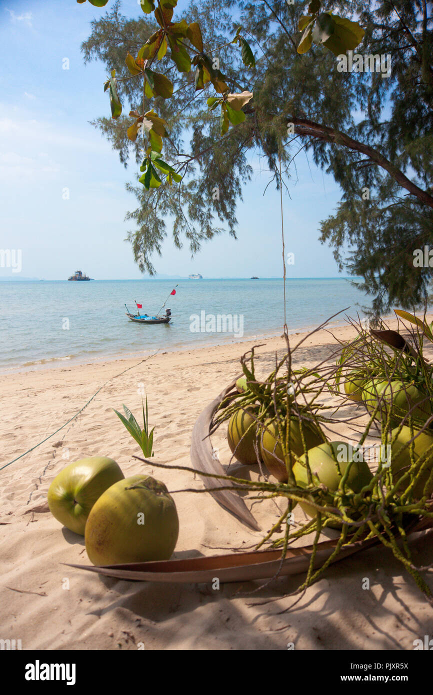 Beach view, Ko Samui, Thailand Stock Photo - Alamy