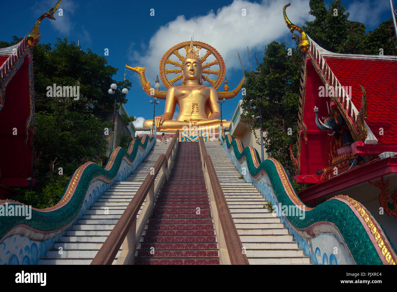 Big Buddha temple, Ko Samui, Thailand Stock Photo - Alamy