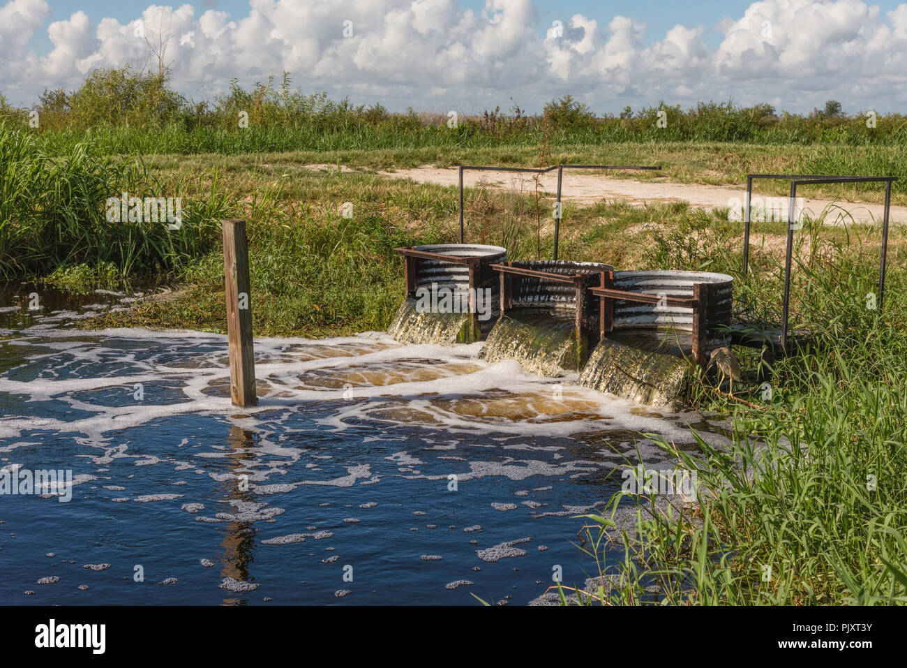 Florida Water Overflow Drainage System Stock Photo - Alamy