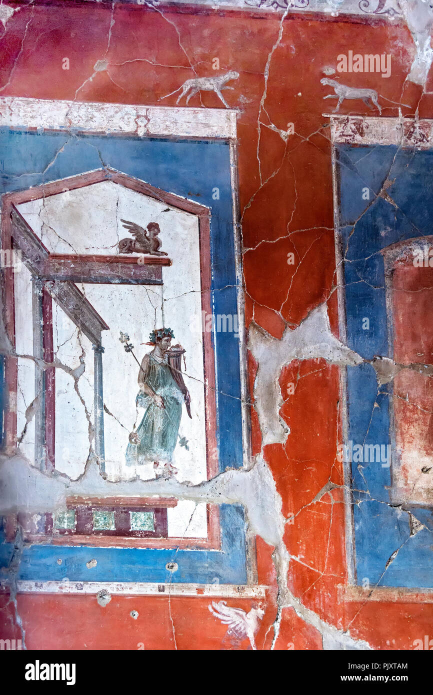 Herculaneum wall painting hi-res stock photography and images - Alamy