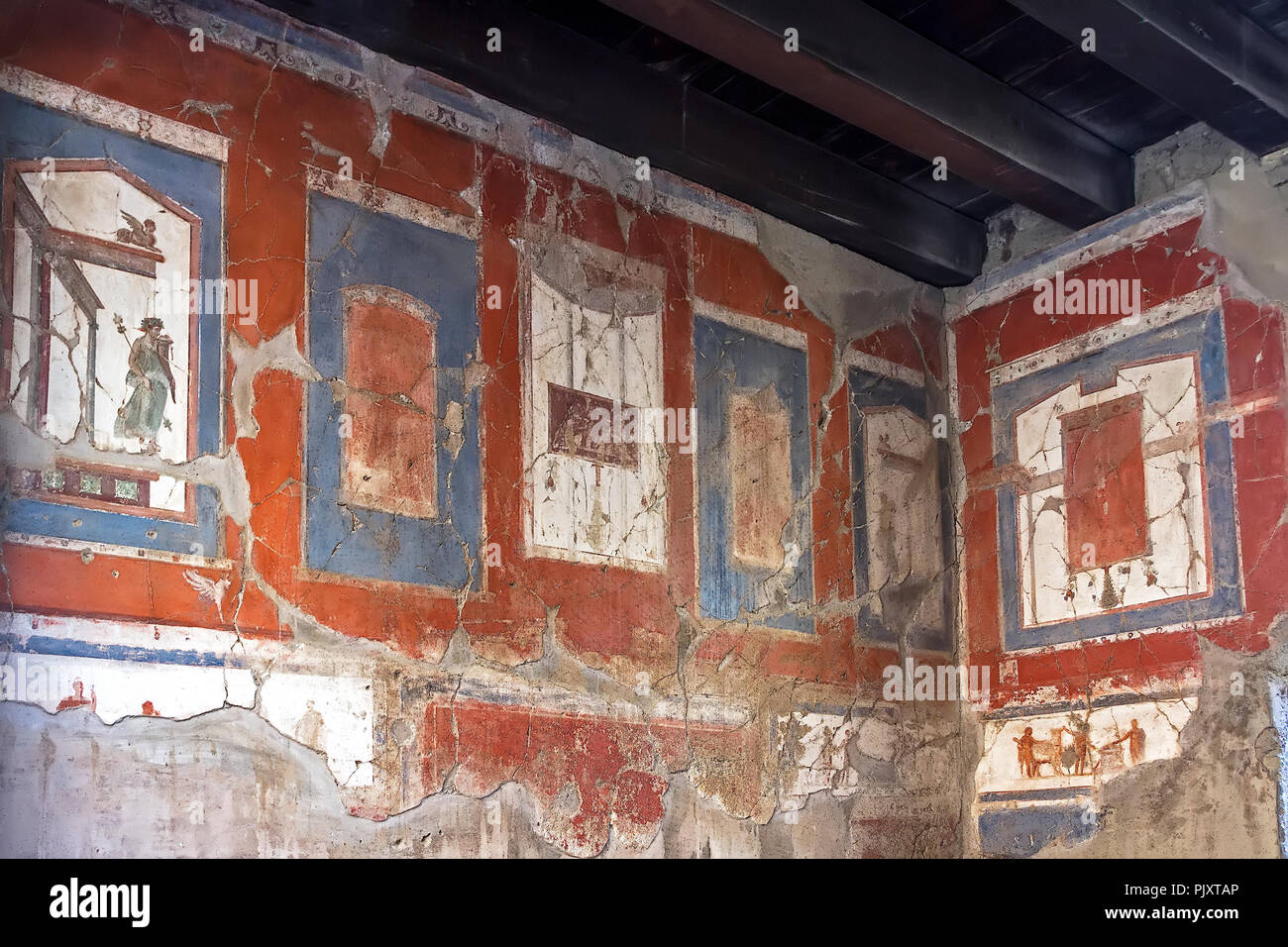 Herculaneum wall painting hi-res stock photography and images - Alamy