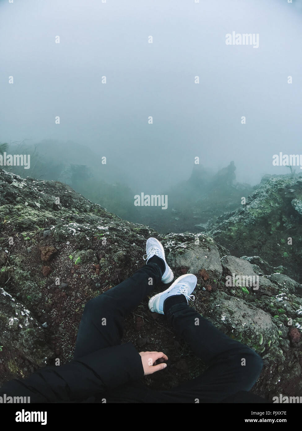 Thick fog person hi-res stock photography and images - Alamy