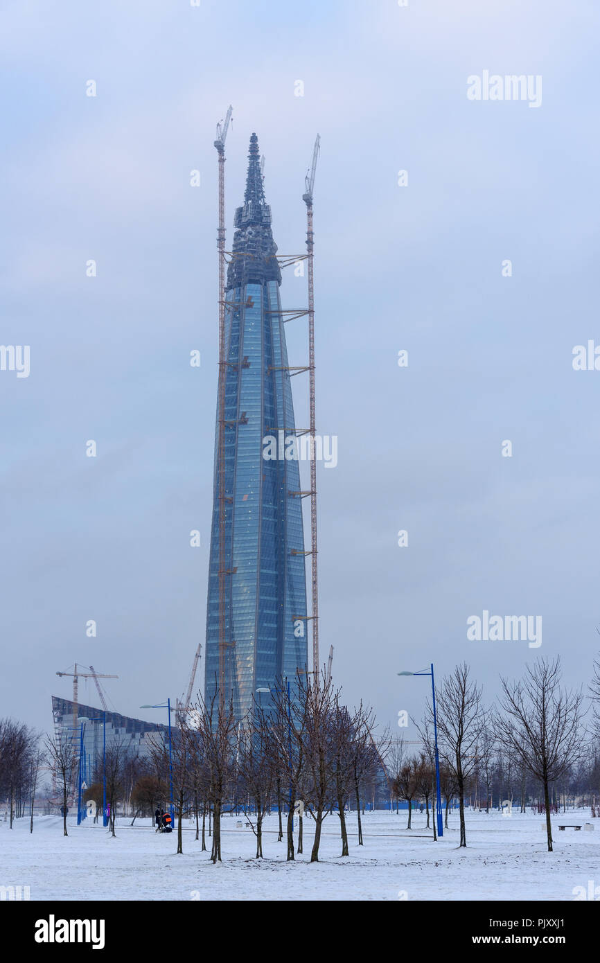 Lakhta tower hi-res stock photography and images - Alamy
