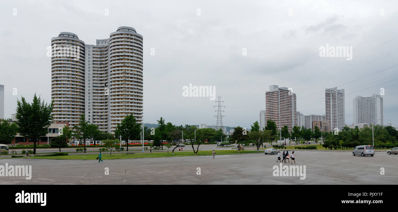 Block flats pyongyang north korea hi-res stock photography and images ...