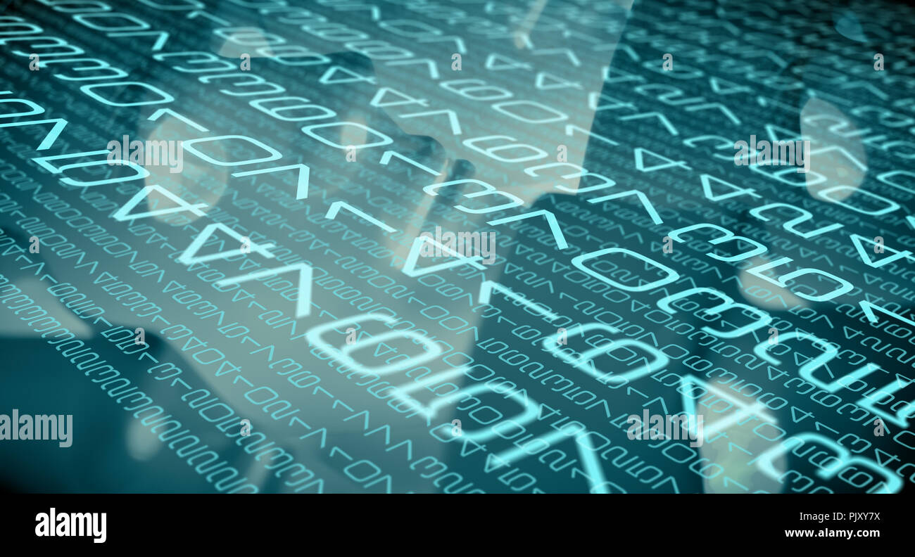 Information technology algorithmic machine learning Stock Photo - Alamy