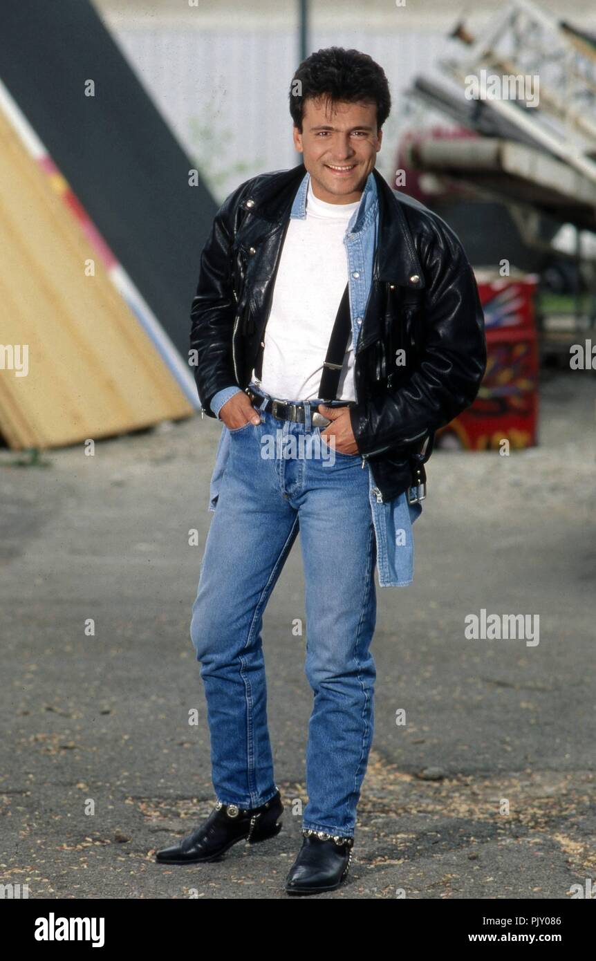 Sänger Nino de Angelo bei einem Promoshooting in München, Deutschland ...