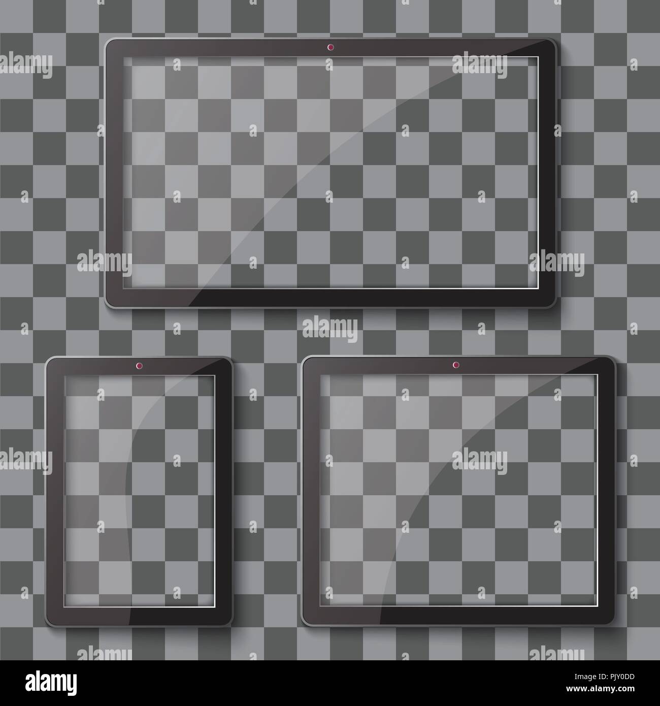Modern TV with transparent Stock Vector Image & Art - Alamy